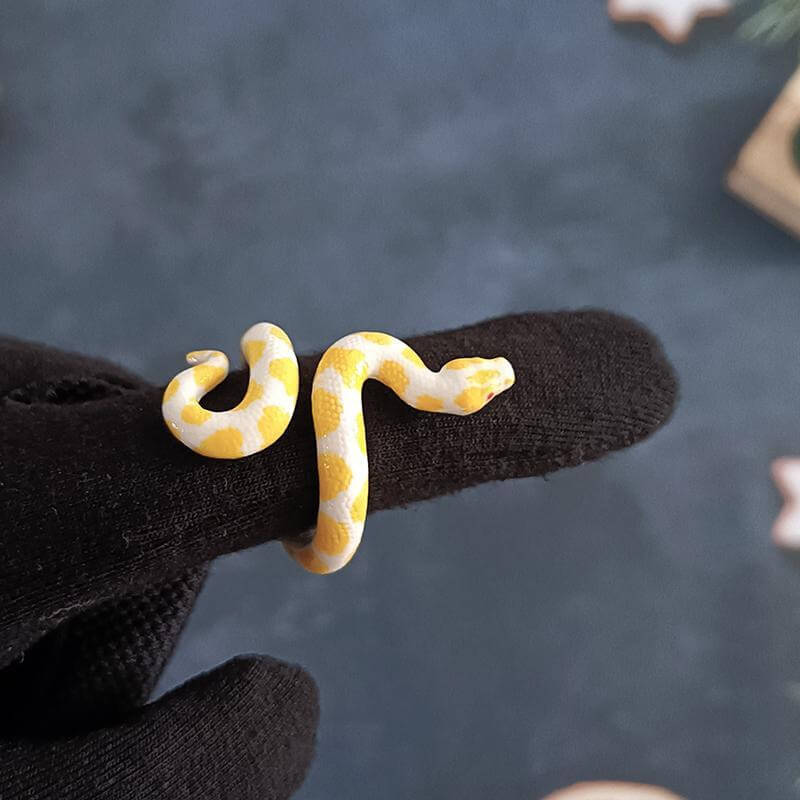 Corn Hognose Snake Alloy Adjustable Animal Ring – GTHIC