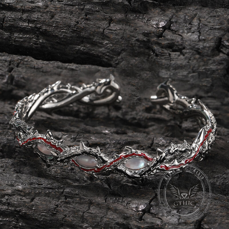 Dark Thorn Vintage Copper Open Bracelet – GTHIC