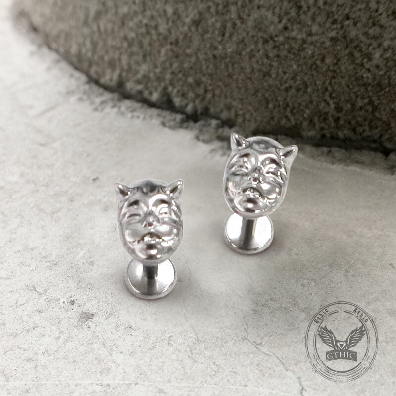 Devil Mask G23 Titanium Ear Cartilage Piercing – GTHIC