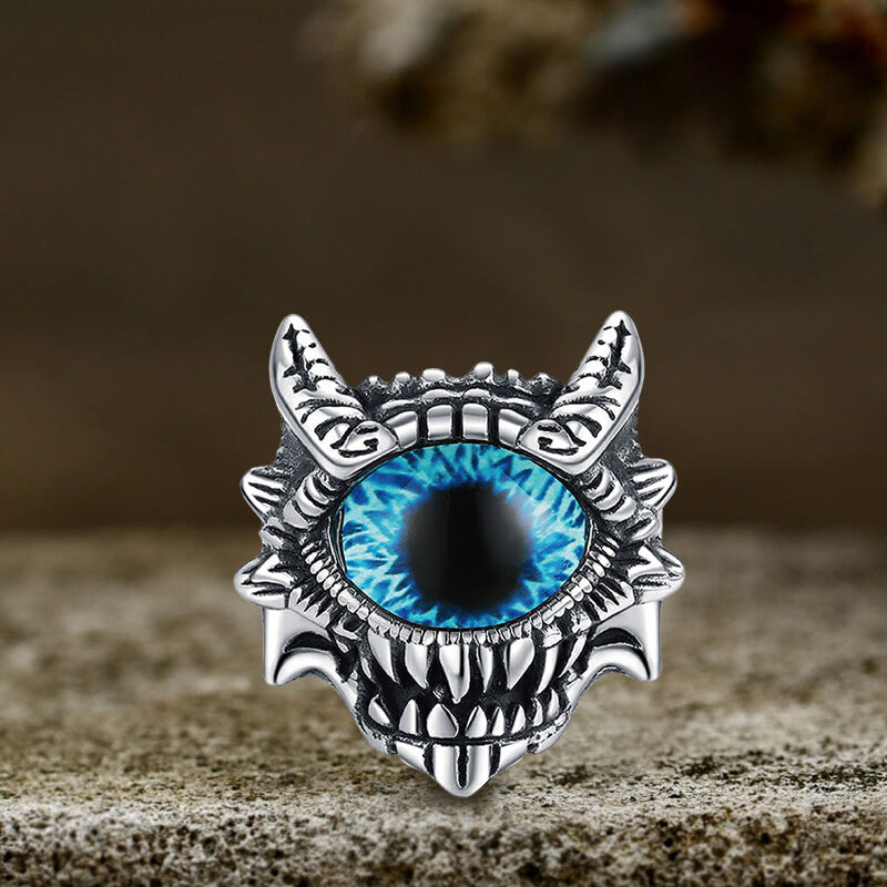 Dopamine Horus Little Devil Eye Stainless Steel Ring – GTHIC