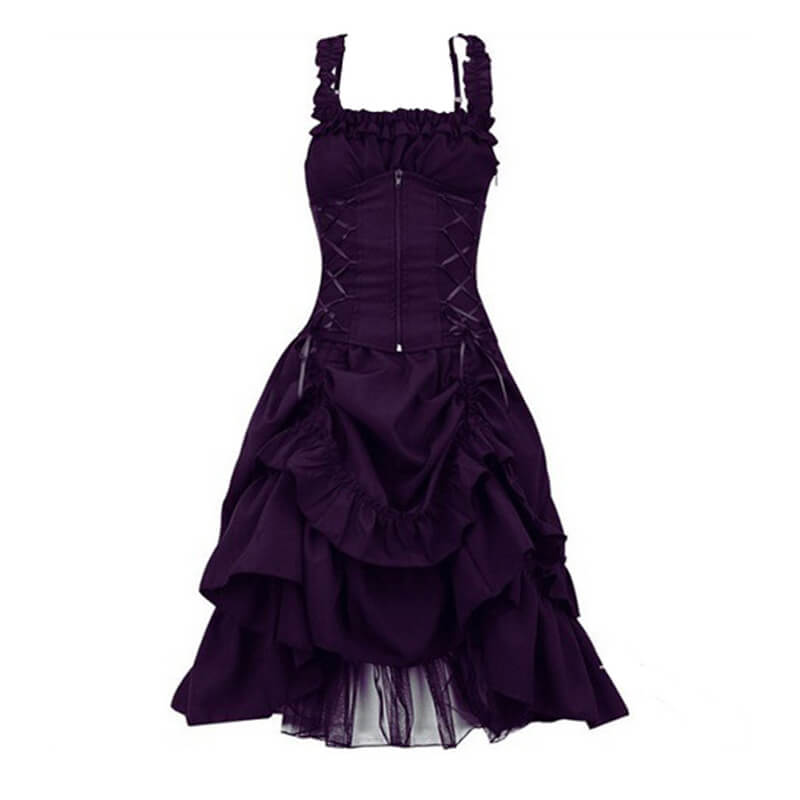 Gothic Lolita Polyester Prom Dress – GTHIC