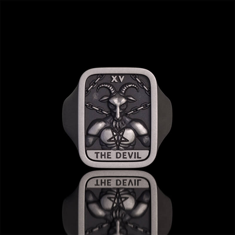 Major Arcana Tarot Sterling Silver Ring – GTHIC