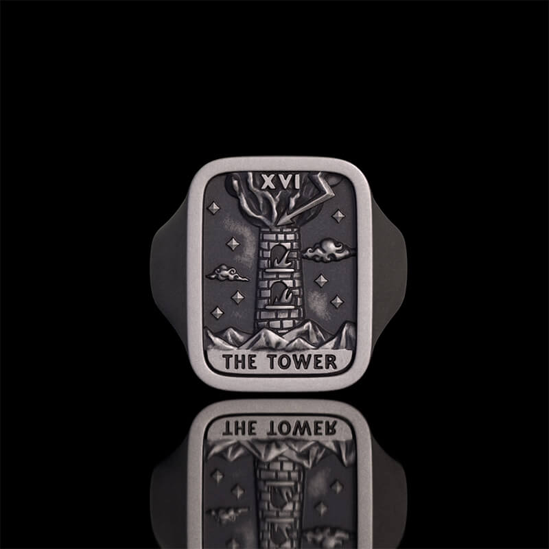 Major Arcana Tarot Sterling Silver Ring – GTHIC
