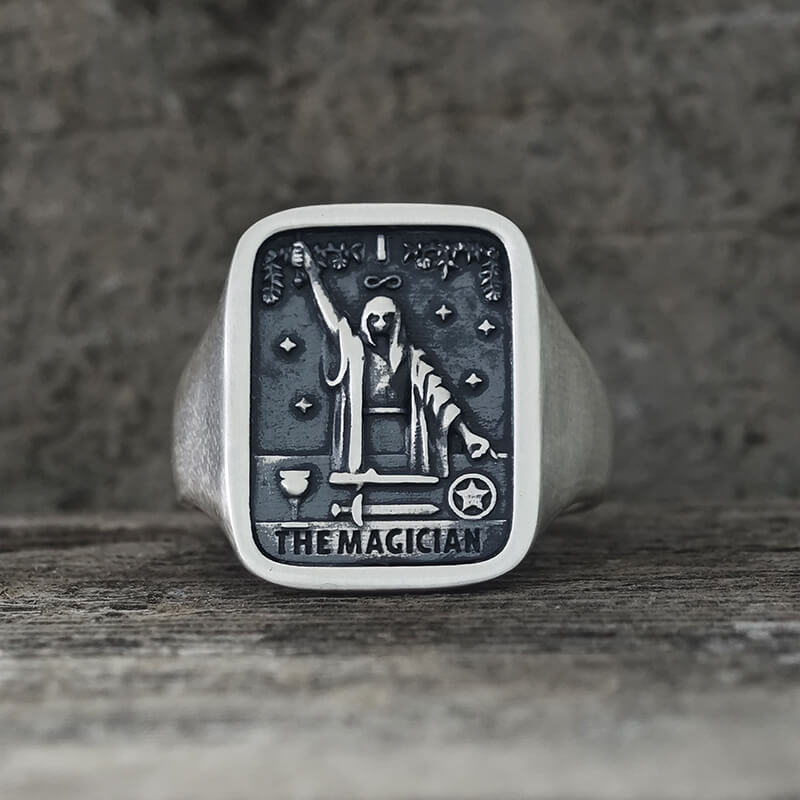 Major Arcana Tarot Sterling Silver Ring – GTHIC