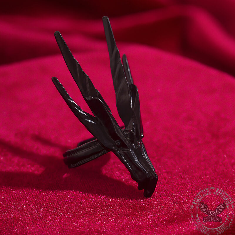 Mecha Swallow Alloy Adjustable Gothic Ring – GTHIC