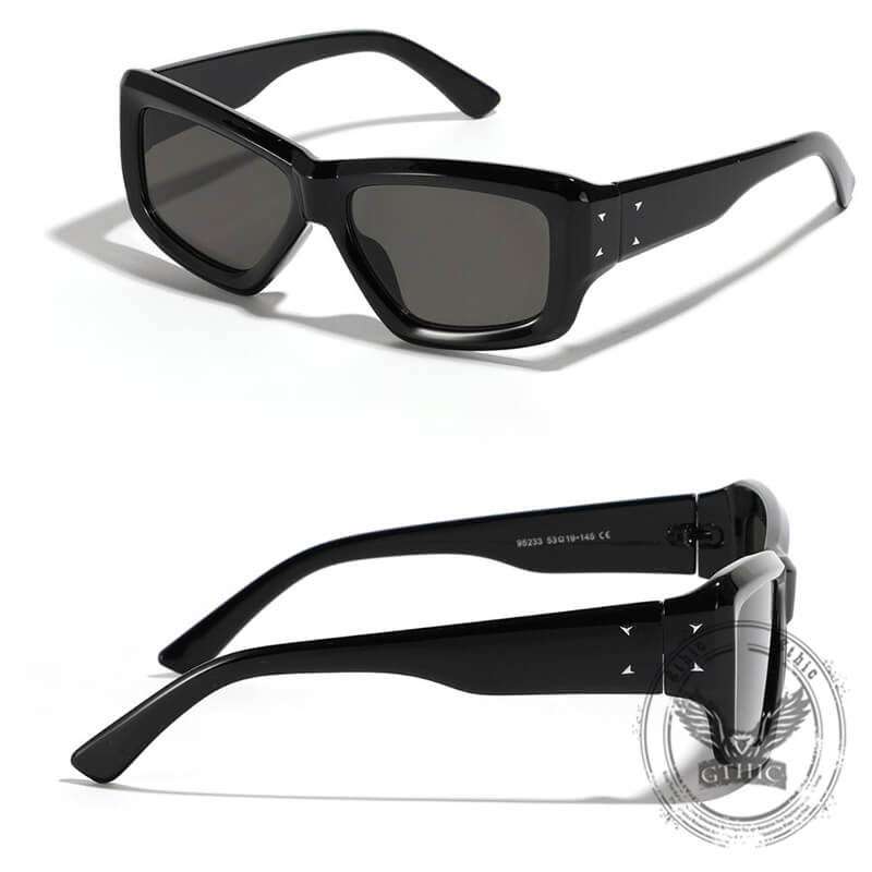 Versatile Y2K Rectangular Tech-Sense PC Sunglasses – GTHIC