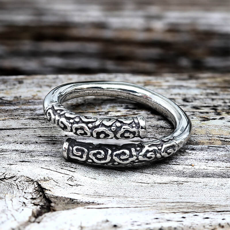 Vintage Wukong Jin Gu Bang Stainless Steel Ring – GTHIC