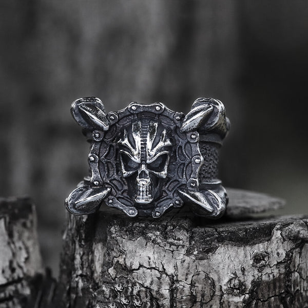 Sterling Silver & Stainless Steel Biker Rings for Men | GTHIC – Page 3
