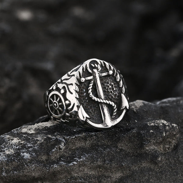 Sterling Silver & Stainless Steel Biker Rings for Men | GTHIC – Page 3